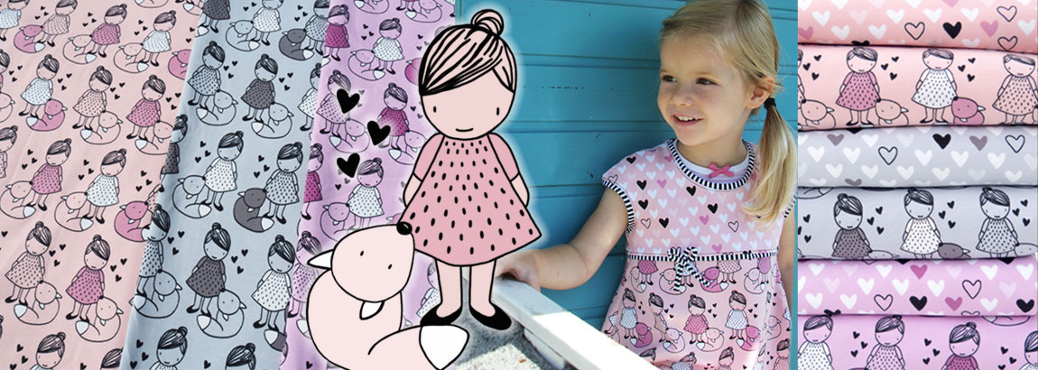 Jersey Vera: Mädchen mit Fuchs | Swafing